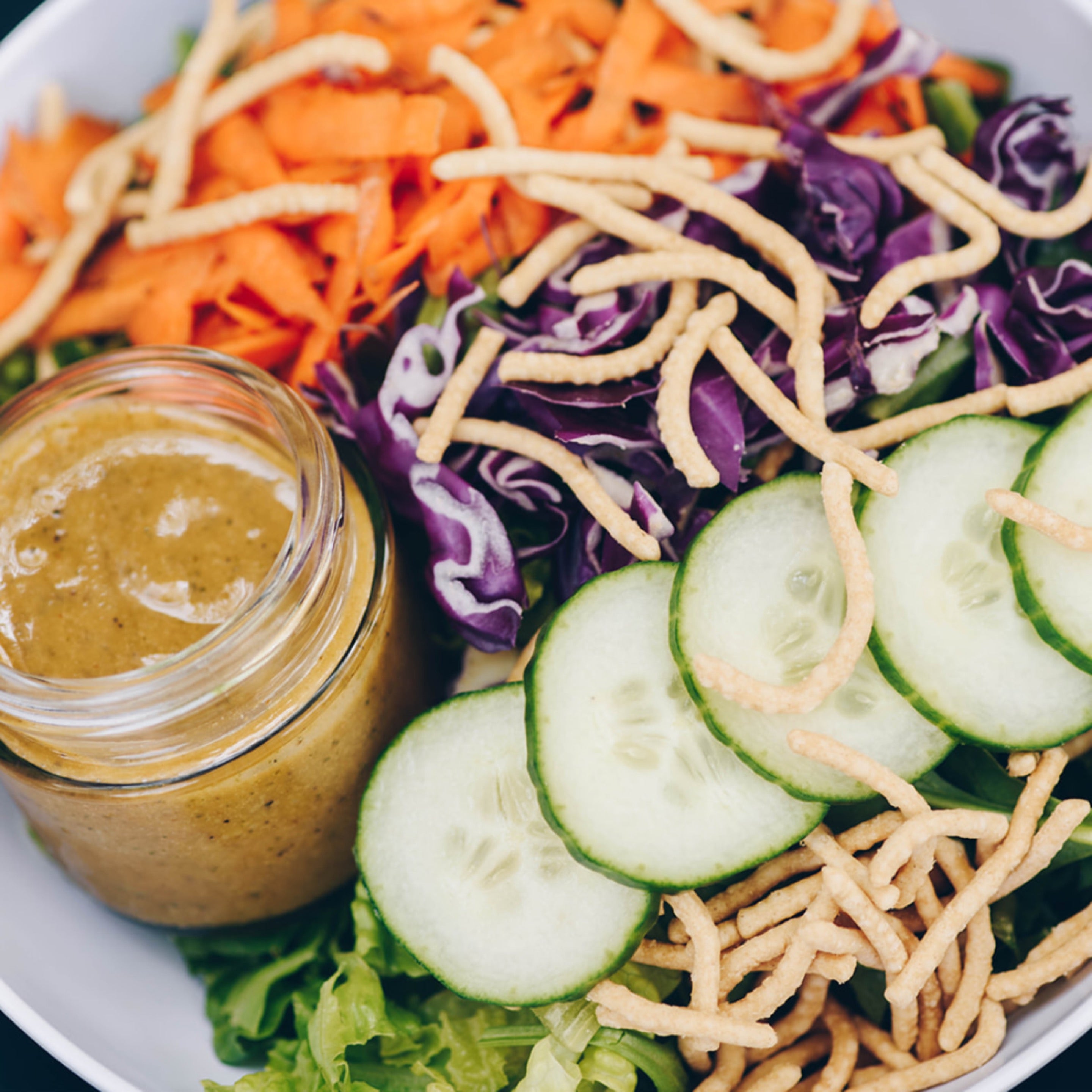 Thai Peanut Salad | Paper City Coffee