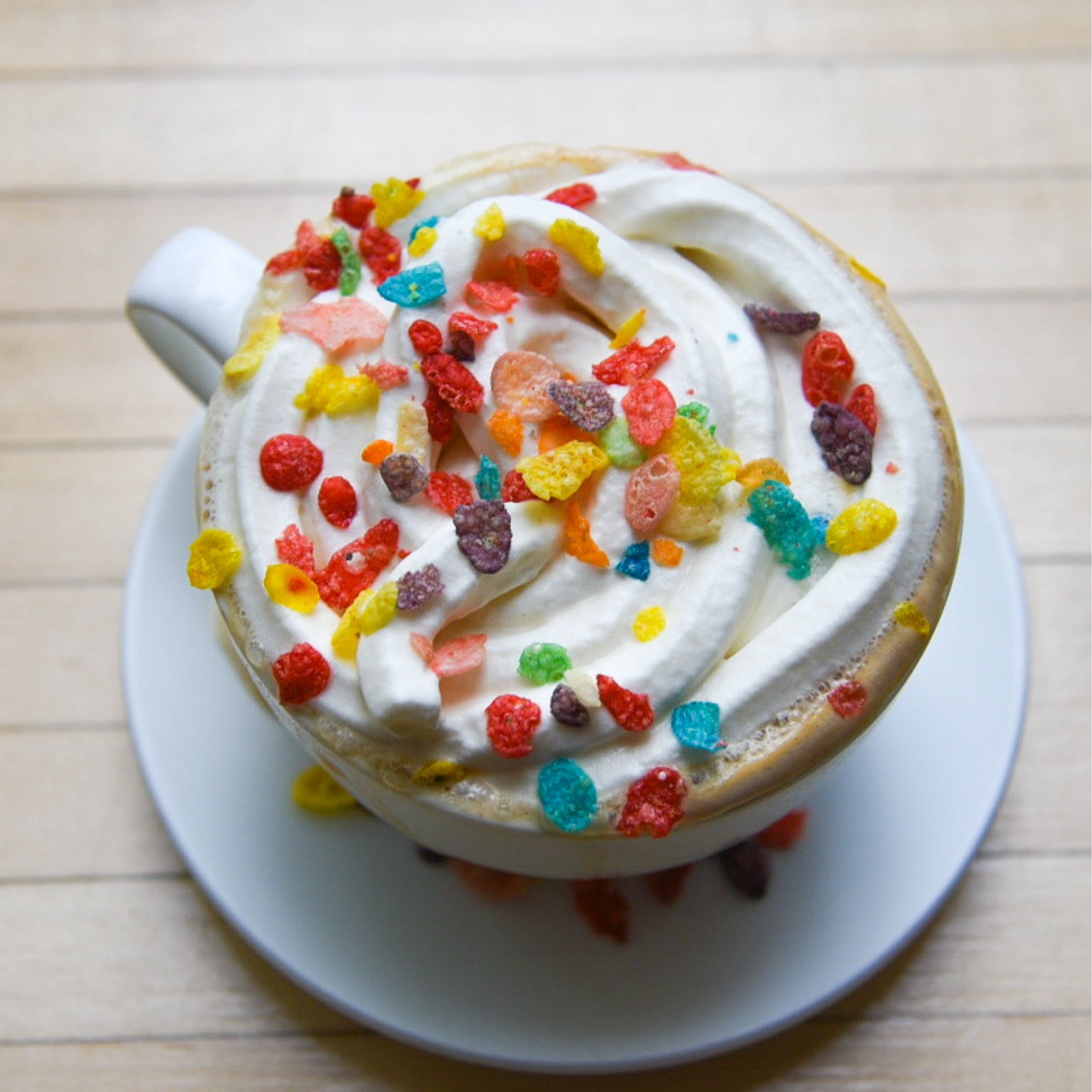 Fruity Pebble Latte | Paper City Coffee